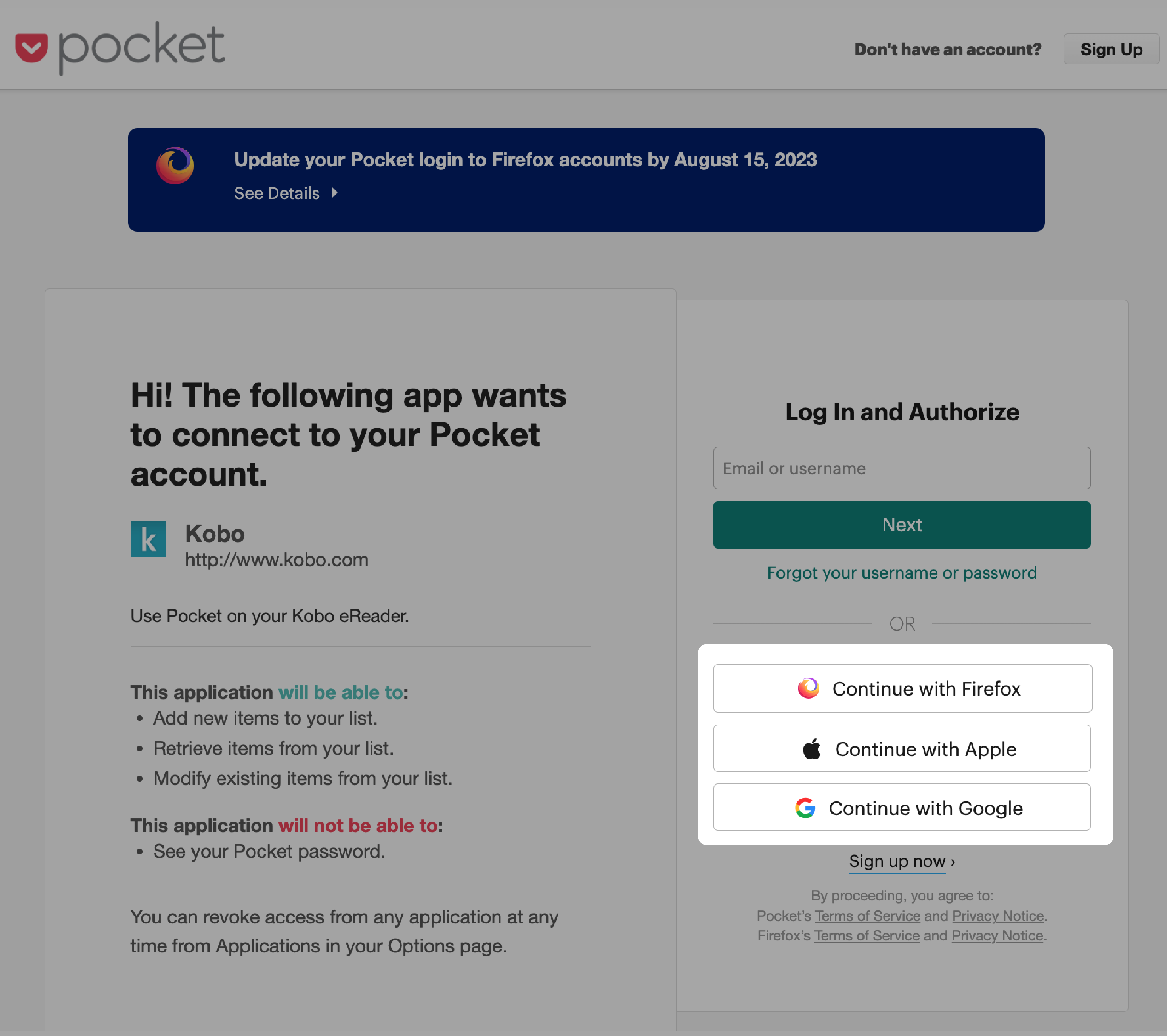 Use the Pocket App with your Kobo eReader – Rakuten Kobo
