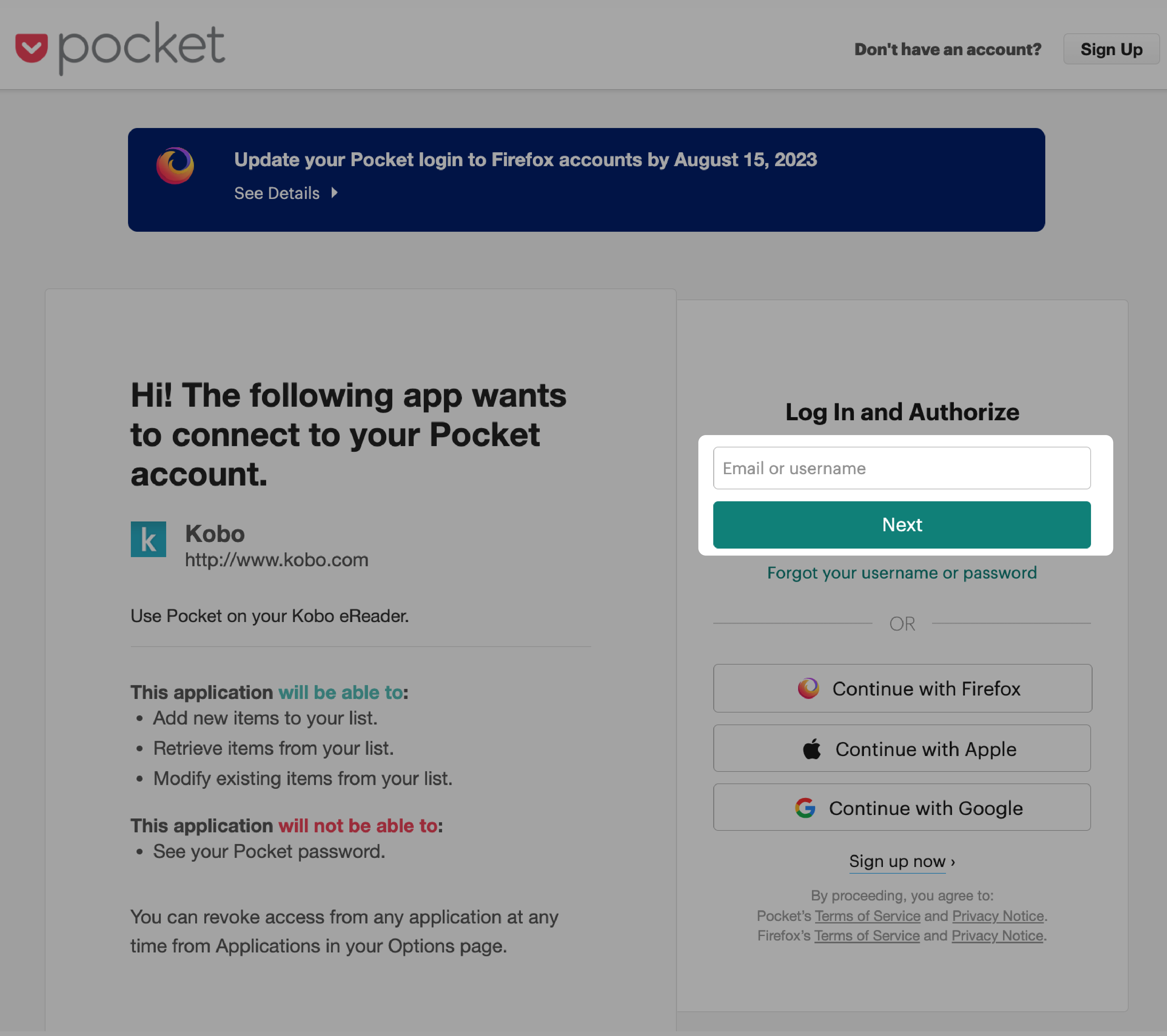 Use the Pocket App with your Kobo eReader – Rakuten Kobo